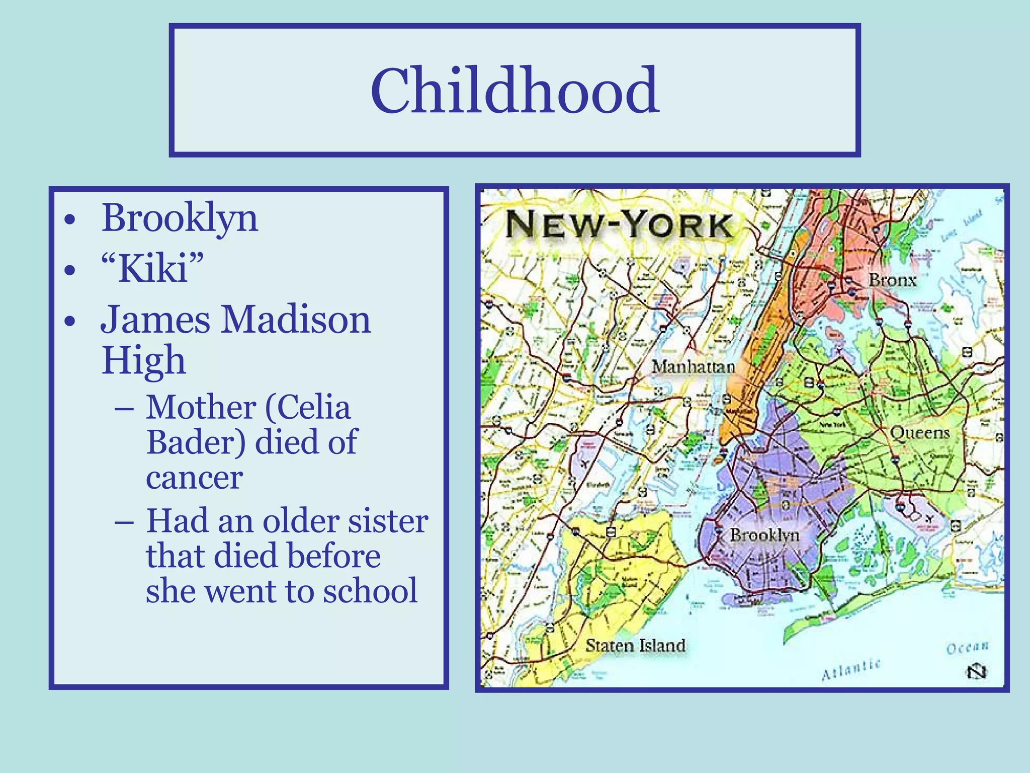 Ruth Joan Bader Ginsberg | PPT