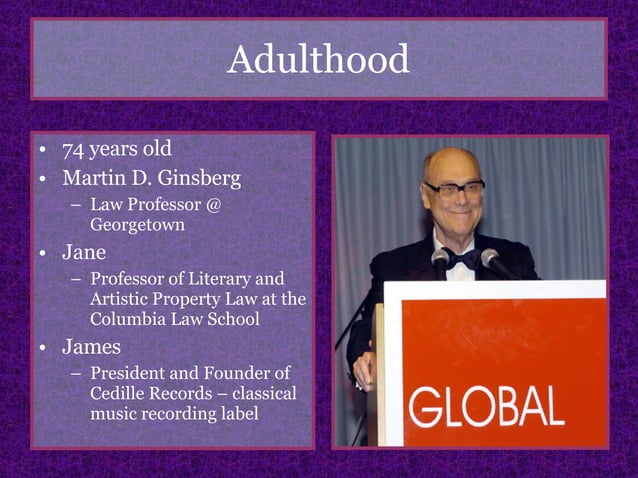 Ruth Joan Bader Ginsberg | PPT