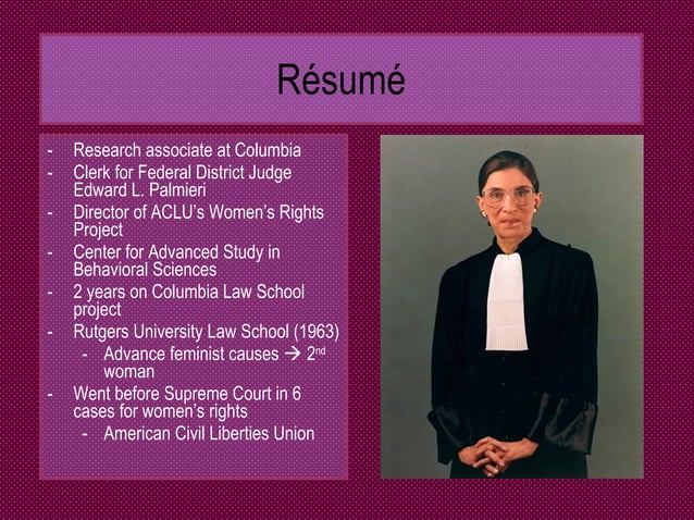 Ruth Joan Bader Ginsberg | PPT