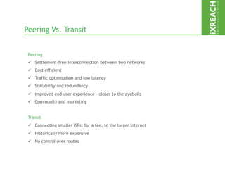 Remote Internet Peering Vs IP Transit: A Shift in Internet Architecture ...