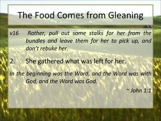 Ruth - The Gleaner | PPT