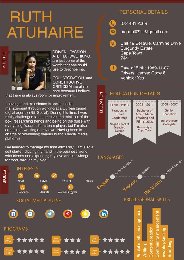 Ruth Matlotlo Atuhaire CV | PDF