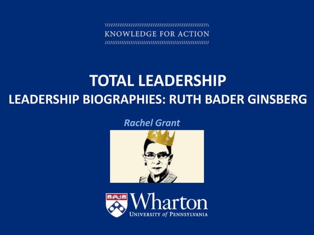 Ruth Bader Ginsberg by Rachel Grant | PPT