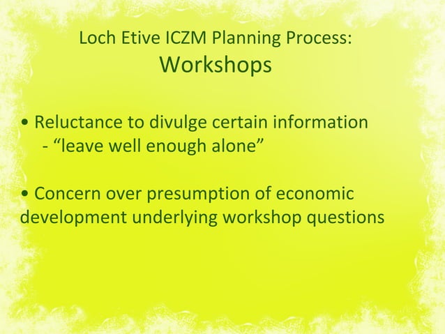 Community Participation In Marine Planning Process [Ruth Brennan] | PDF ...