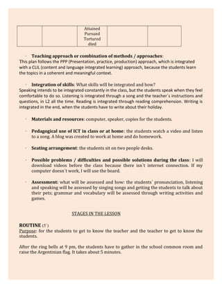 Lesson 3 | DOC | Education