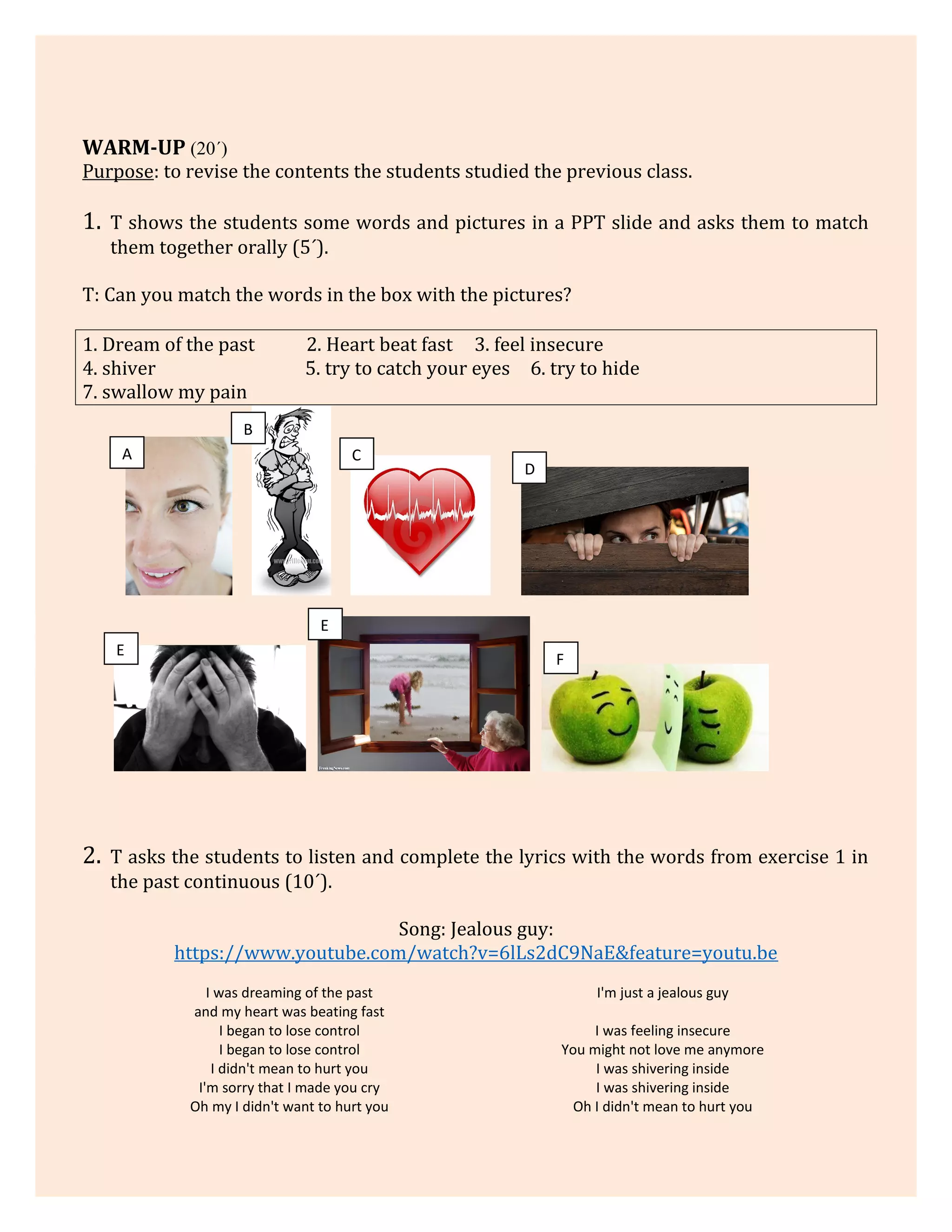 Lesson 8 | DOC | Education