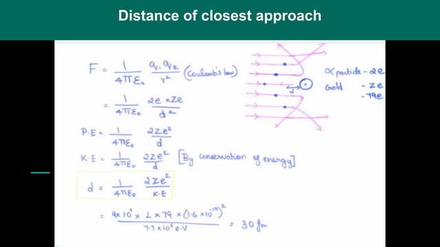 Rutherford model alpha particle scattering | PDF | Chemistry | Science