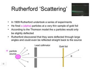 Rutherford model of the atom | PPT
