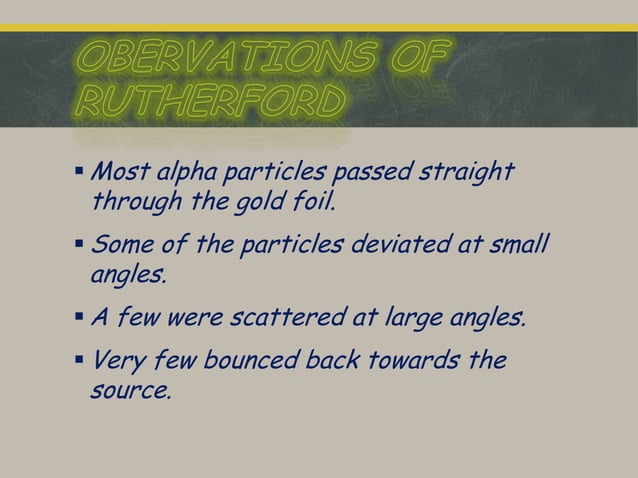 Rutherford’s atomic model | PPTX