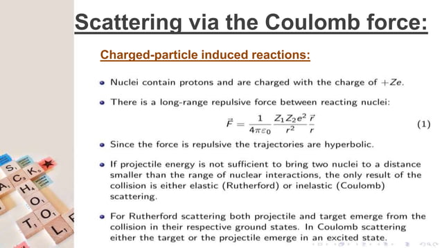 Rutherford scattering & scattering cross section | PPTX