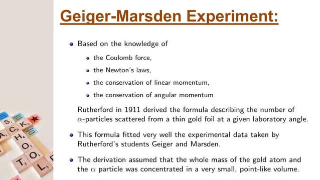 Rutherford scattering & scattering cross section | PPTX