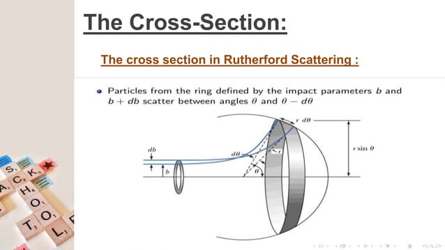 Rutherford scattering & scattering cross section | PPTX