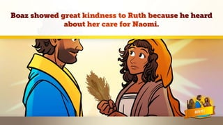 Ruth Story from the Bible with Naomi and Boaz | PPTX