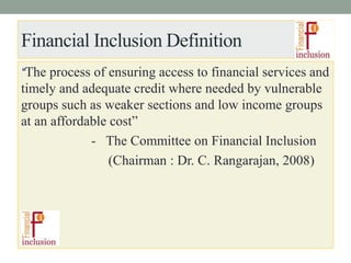 Financial inclusion | PPTX | Business Banking & Finance | Business