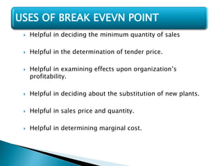 breck even point cost management and accounting | PPTX | Business ...