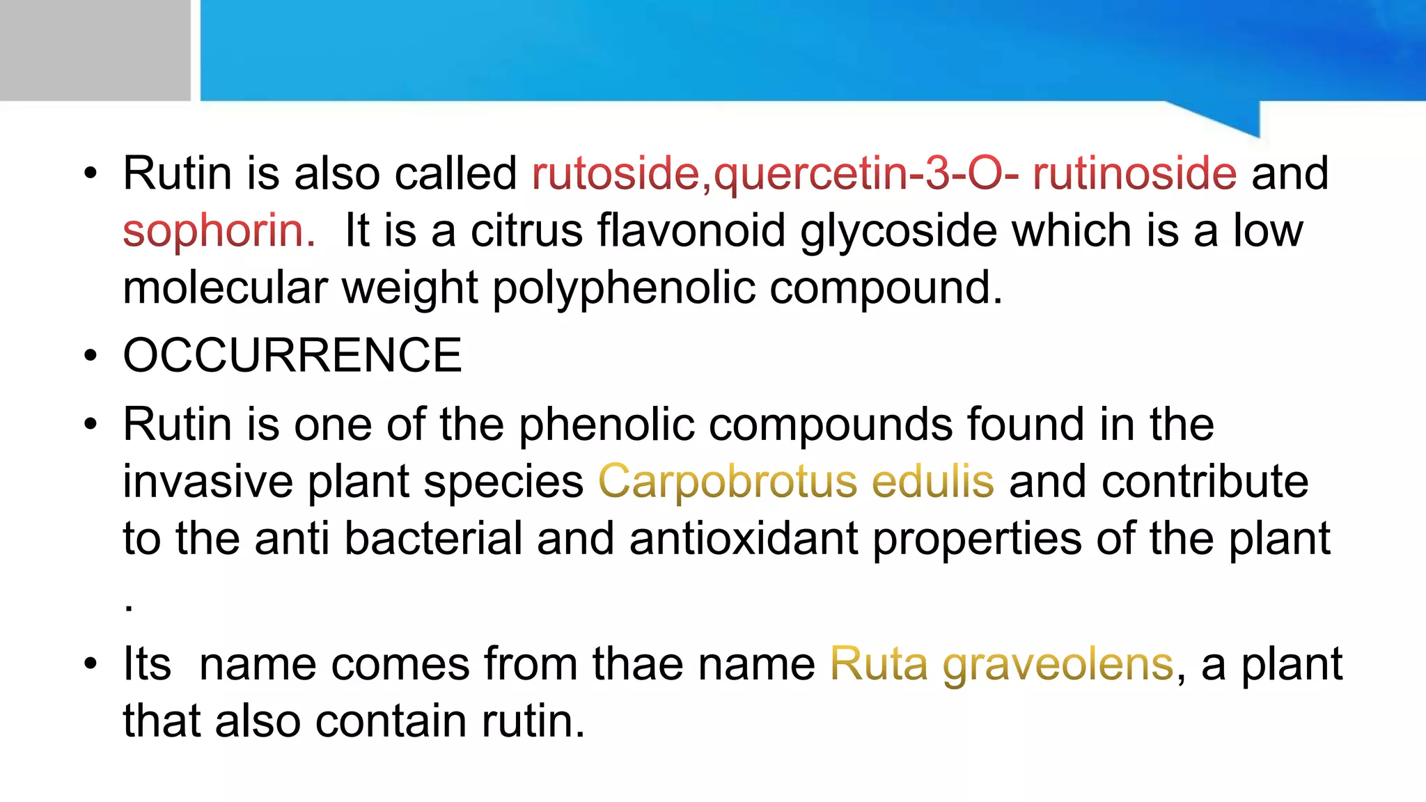 Rutin | PPTX