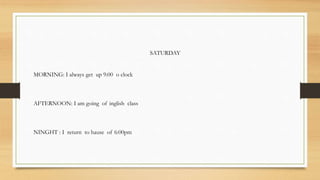 Rutina diaria | PPTX