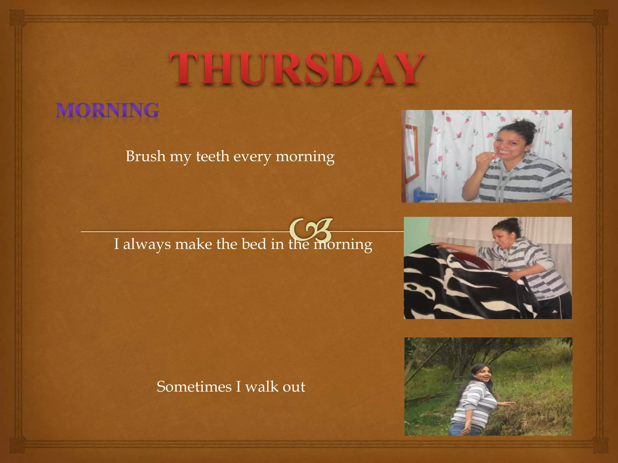 RUTINA INGLES | PPTX