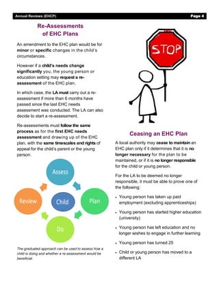 Introduction to Annual Reviews (EHCP) | PDF