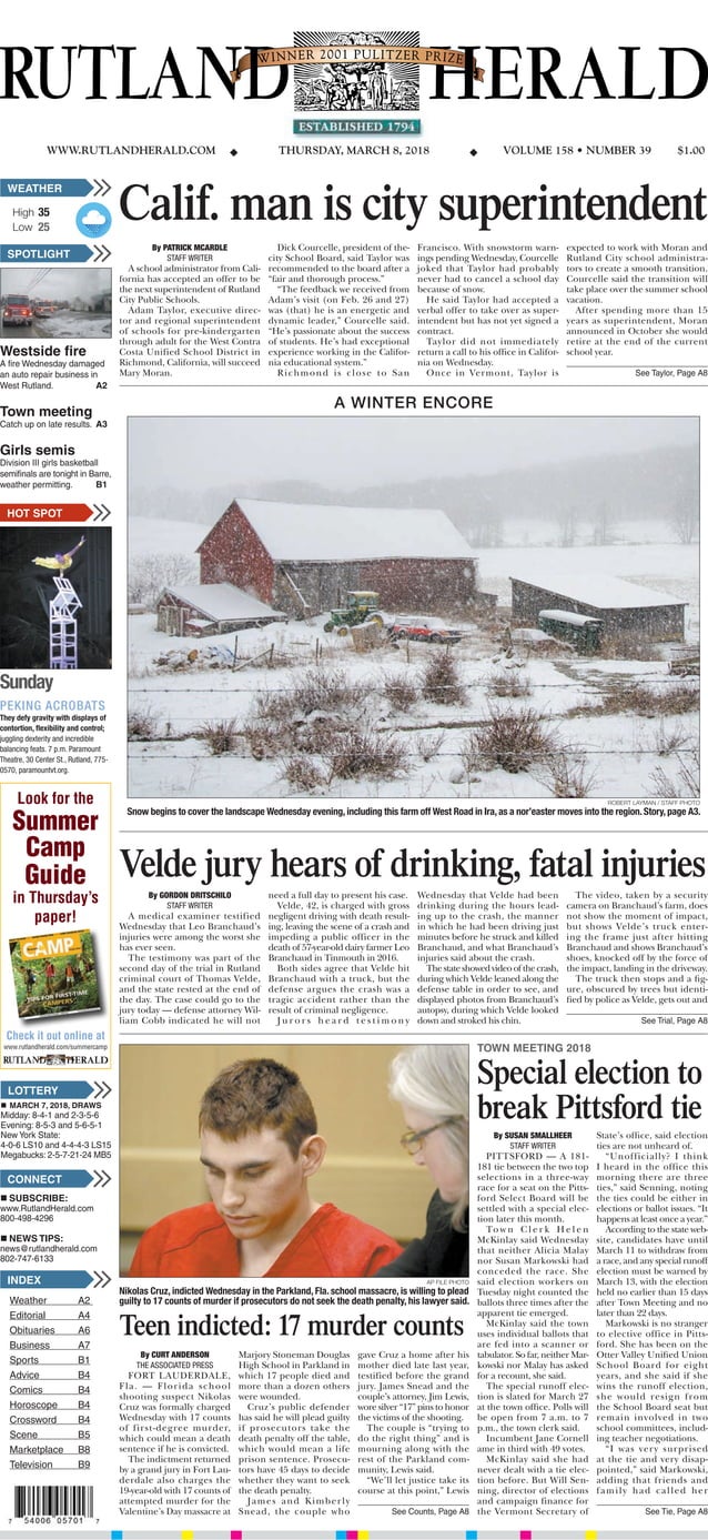 Rutland herald sabr | PDF