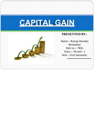 Capital gain | PPTX