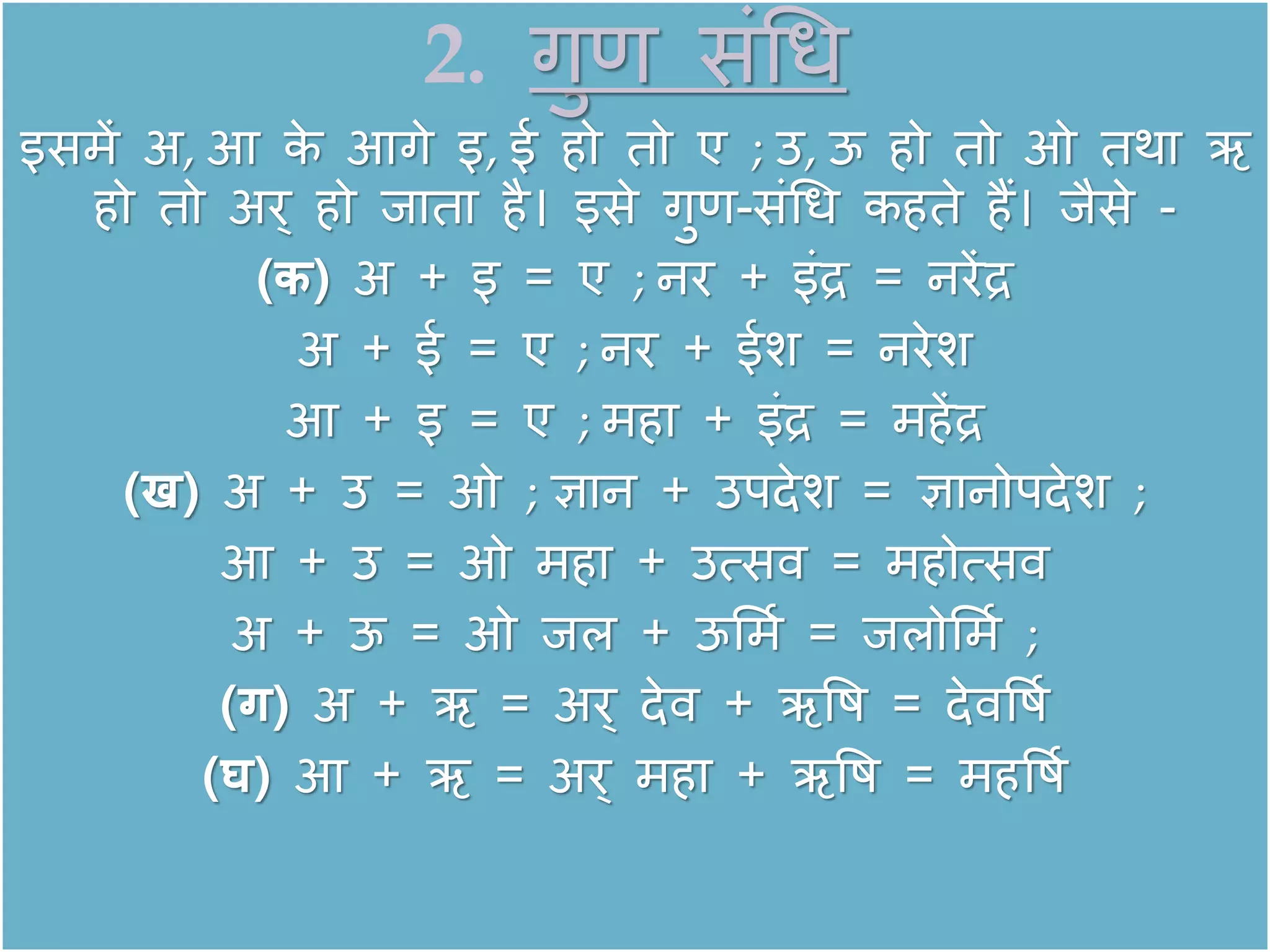 Sandhi and its types PPT in Hindi | PPTX