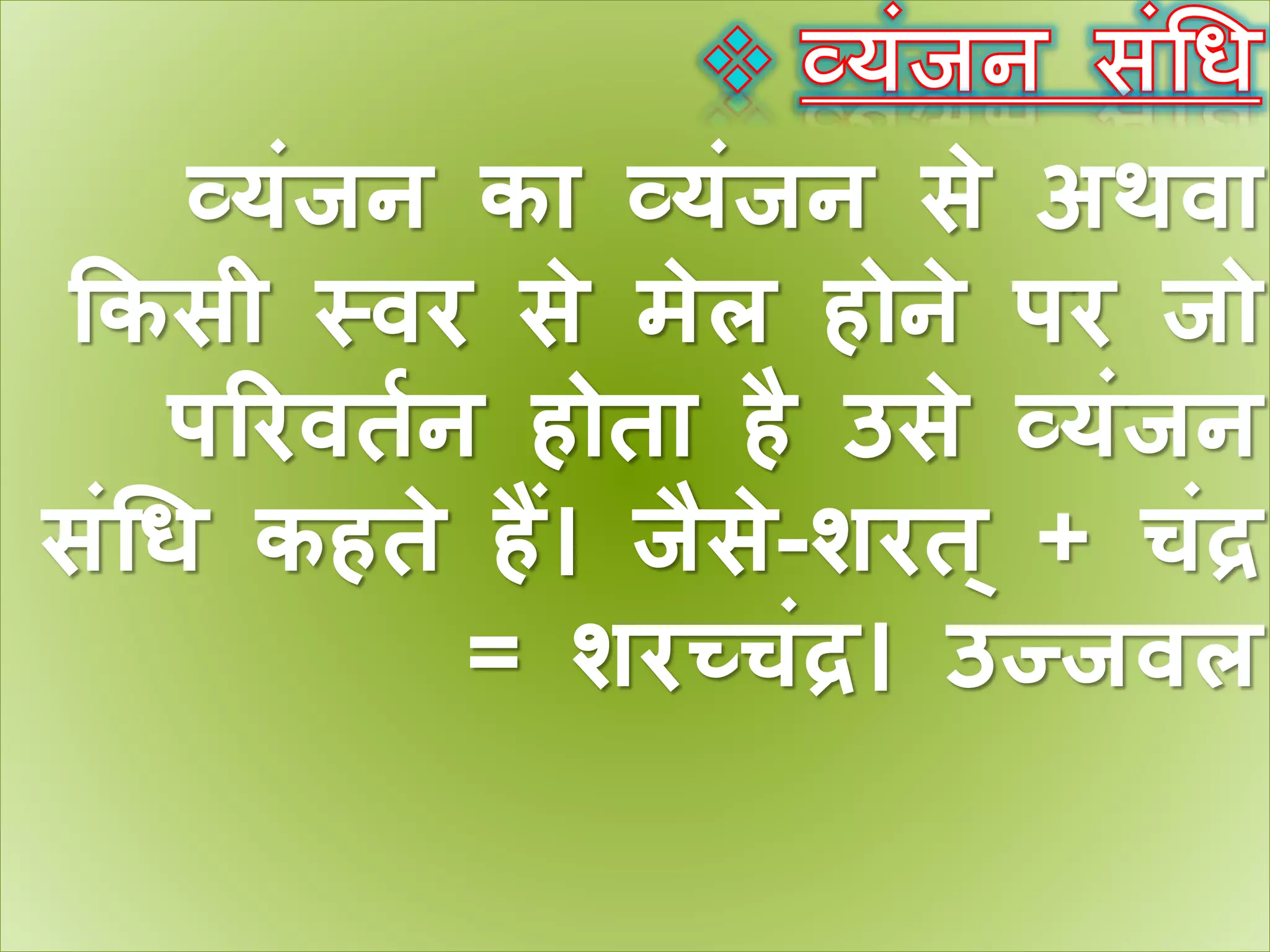 Sandhi and its types PPT in Hindi | PPTX