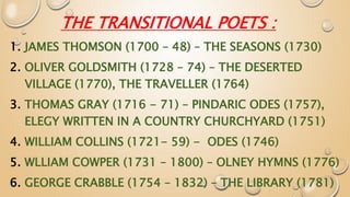 The Age of Transition, Sem 4 | PPTX