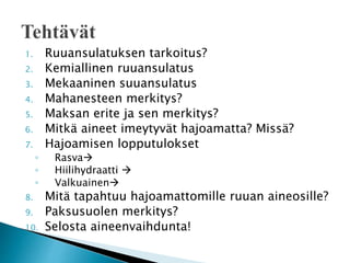 Ruuansulatus kanavisto | PPT