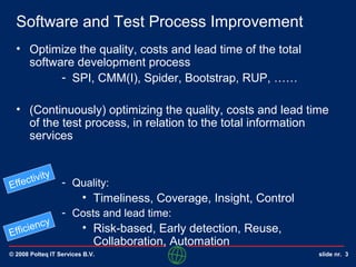 Ruud Teunissen - Personal Test Improvement - Dealing with the Future | PPT
