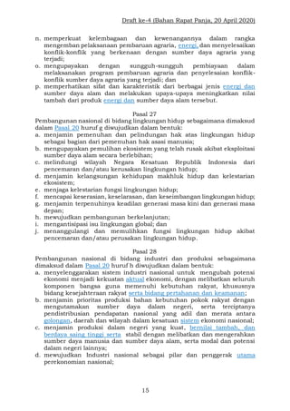RUU HIP (draft ke 4) bahan Rapat Panja (20 April 2020) | PDF