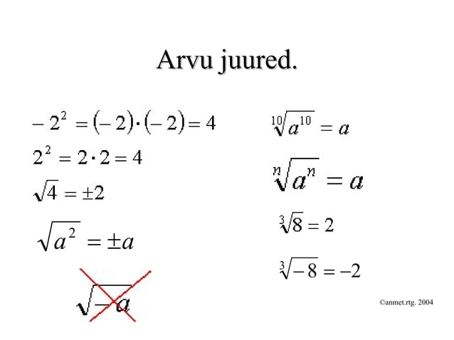 Arvu ruutjuured | PDF