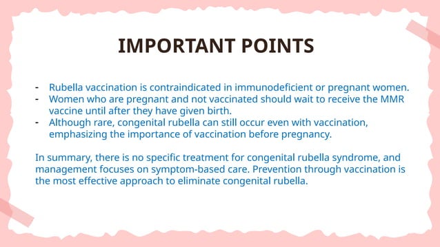 Ppt on rubella it's transmission and problems in pregnancy | PPT