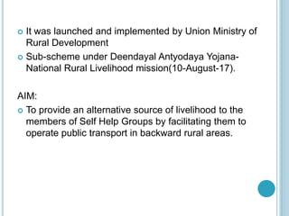 RURAL DEVELOPMENT SCHEMES | PPTX