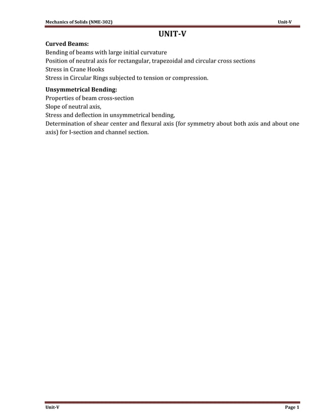 Mos unit v | PDF | Physics | Science