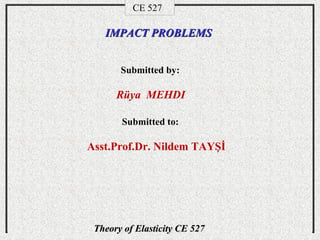 Impact problem | PPT | Physics | Science