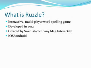 Ruzzle | PPT