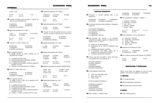 Ficha de Trabajo de Razonamiento Verbal I Bimestre - 4º Secundaria | DOC