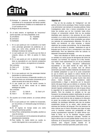 Rv 13.1 Comprensión de Textos | PDF