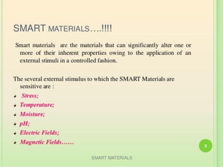 RV4-Smart-Materials presentation introduction | PDF