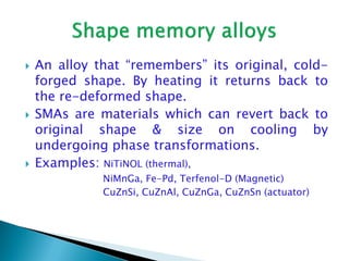 RV4-Smart-Materials presentation introduction | PDF