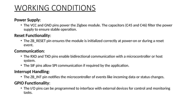 Zigbee A Wireless Communication Device Pptx