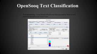 Text classification with Weka | PPTX | Computing | Technology & Computing