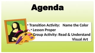 Reading Visual Art - Lesson 1 (Types of Visual Art) | PPTX