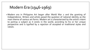 RVA-4.pptx Timeline of Philippine Art in the Philippines | PPTX