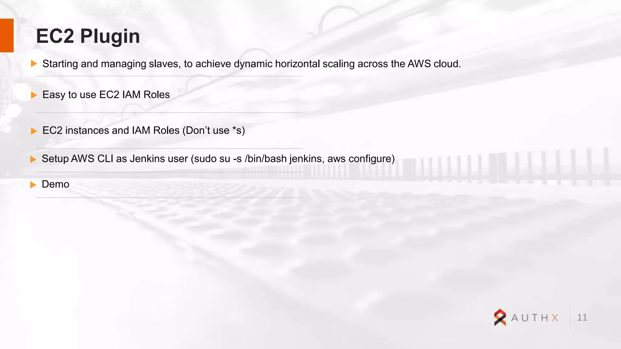 Jenkins and AWS DevOps Tools | PPTX