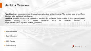 Jenkins and AWS DevOps Tools | PPTX