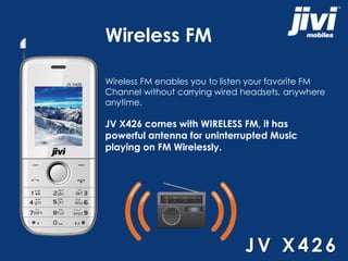 Jv x426 presenter | PDF
