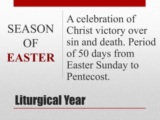 Liturgical Seasons | PPTX