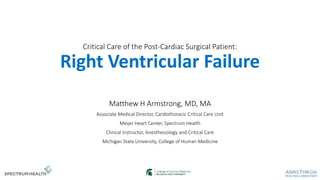 Right Ventricular Failure | PPTX | Heart and Cardiovascular Diseases ...